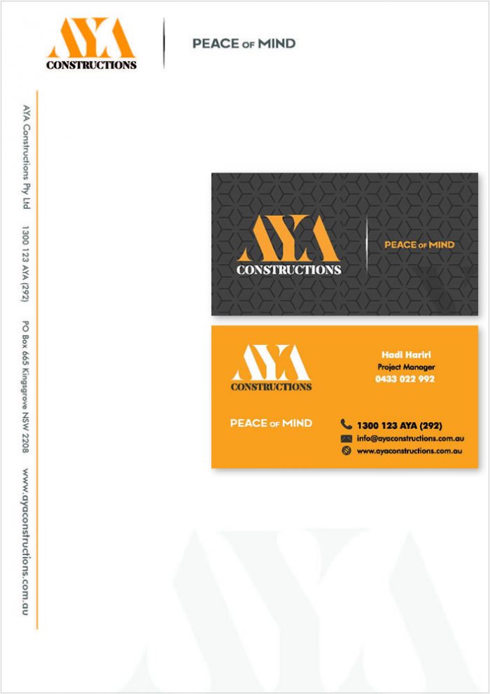 AYA Constructions - Master Design